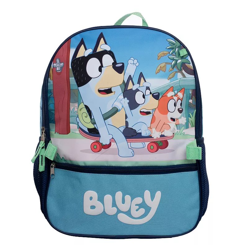 Bluey the Heeler Backpack, Lunch, Accessories Bag, Carabineer, Squish ...
